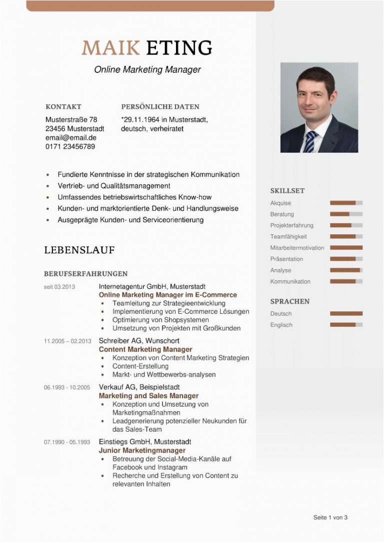 Lebenslauf Muster Qualitätsmanager Machinenbauingenieur In – Berufsbild ...