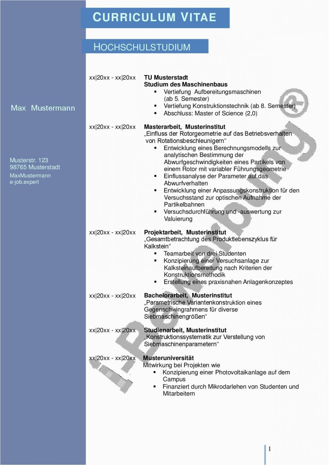 Lebenslauf formatierung Tipps Tipp 3 Zur formatierung Ihres Lebenslaufs ...