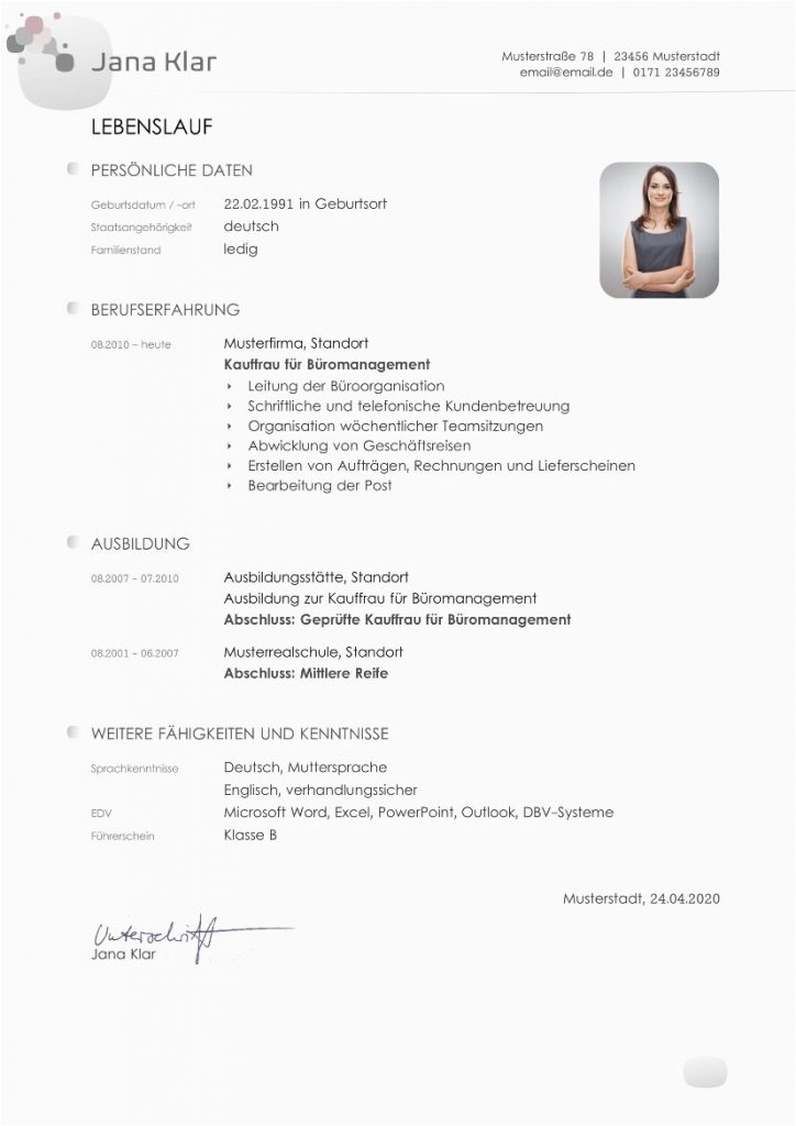 Microsoft Word Lebenslauf Vorlagen Lebenslauf Muster 48 Kostenlose ...