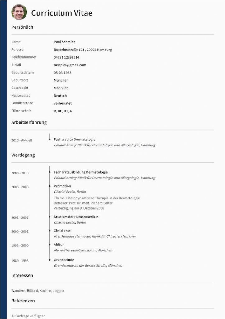 Cv Englisch Oxford Beispiele & Vorlagen Für Einen Professionellen ...