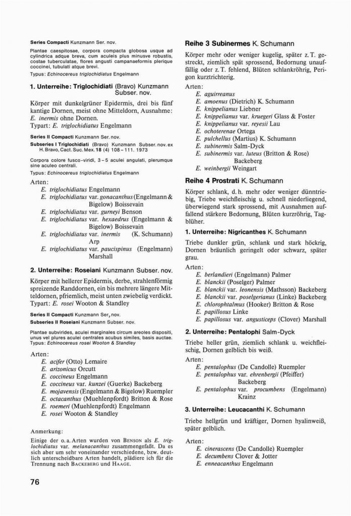 Peter Clover Lebenslauf Deutsch M 6000 E Kakteen Heft 4 April Und ...