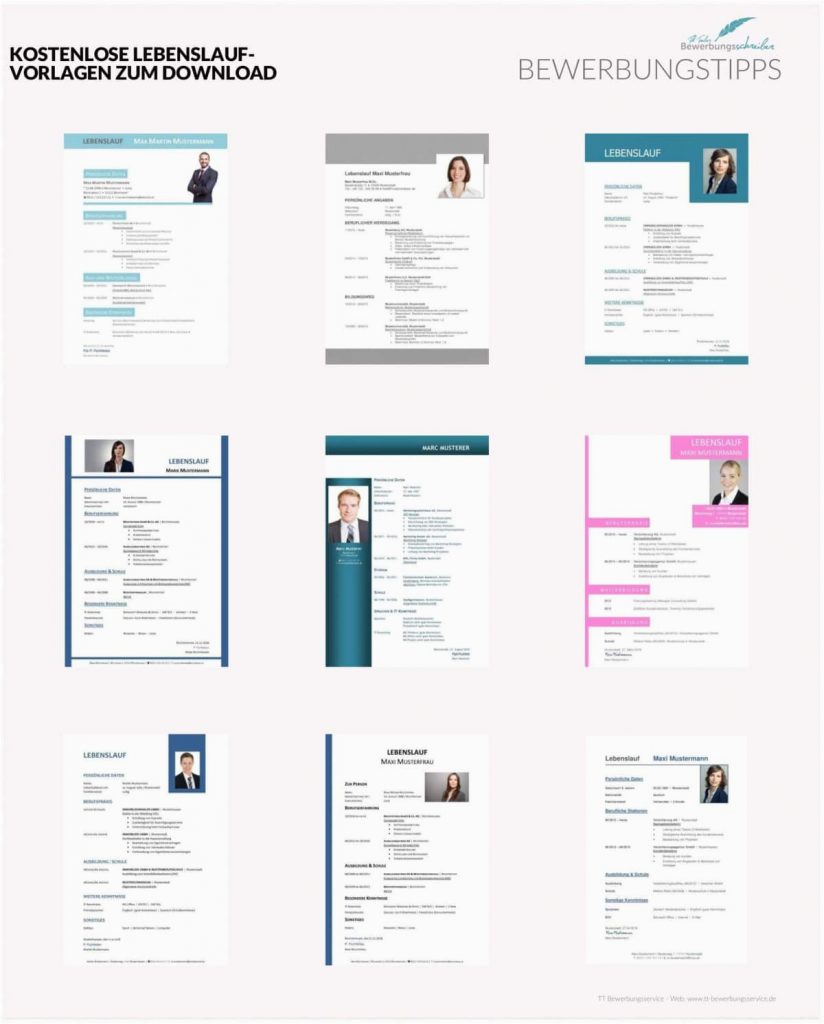 Microsoft Office Lebenslauf Vorlagen Tabellarischer Lebenslauf Vorlage ...